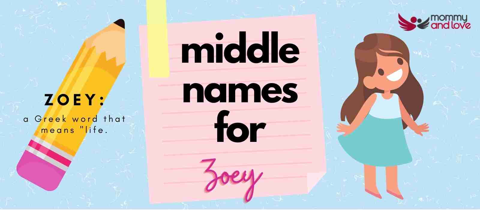 Middle Names For Zoey 101 Interesting Ideas Mommy And Love