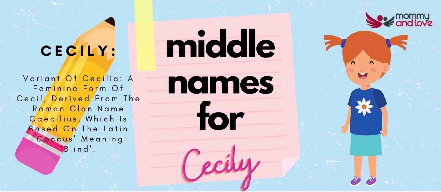 Ultimate List of Middle Names for Cecily - Mommy and Love