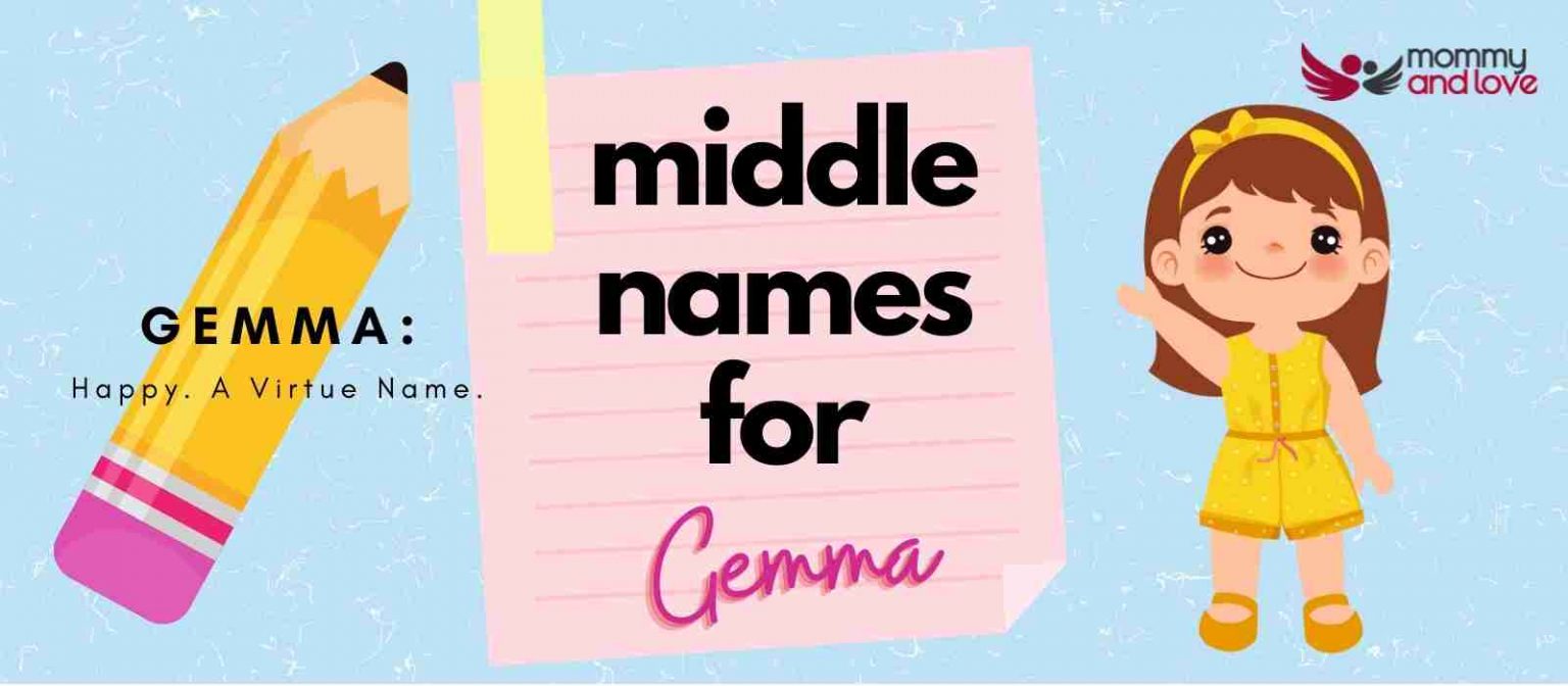 The 101 Best Middle Names for Gemma - Mommy and Love