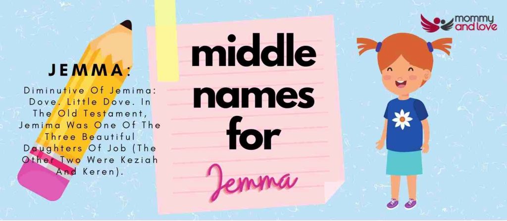 101 Charming Middle Names for Jemma - Mommy and Love