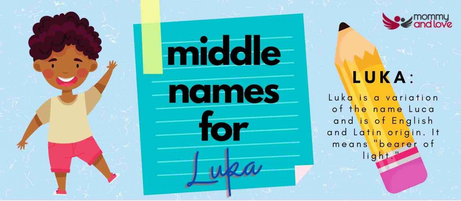 Middle Names for Luka: 101 Complete Selections to Consider - Mommy and Love