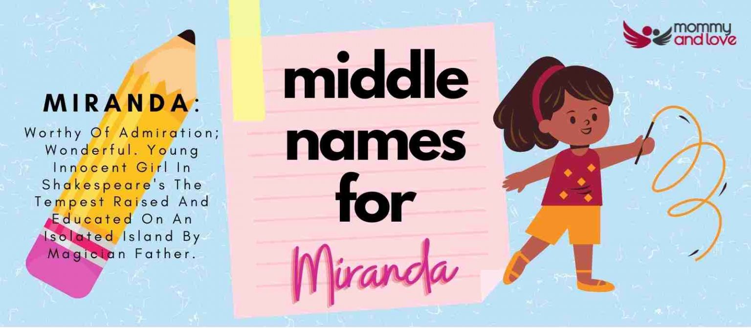 Middle Names for Miranda: 123 Creative Choices to Consider - Mommy and Love