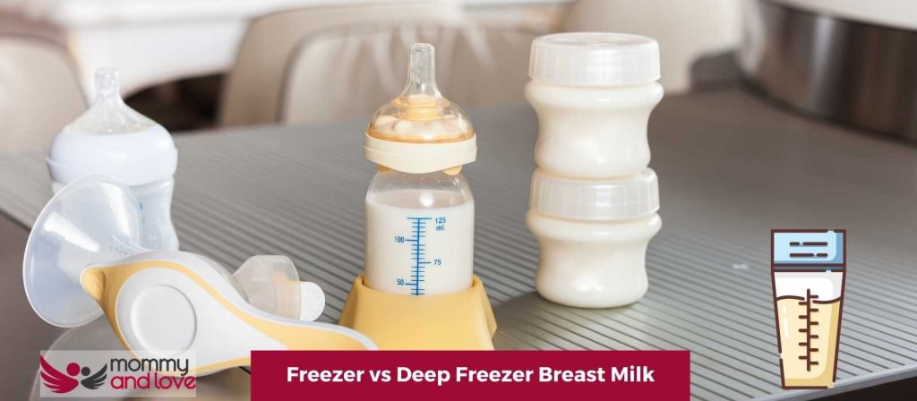Freezer vs Deep Freezer Breast Milk - Mommy and Love