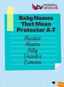 Baby Names Meaning Protector Or Guardian - Mommy and Love